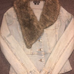 XOXO | Jackets & Coats | Xoxo Distressed Jean Jacket | Poshmark